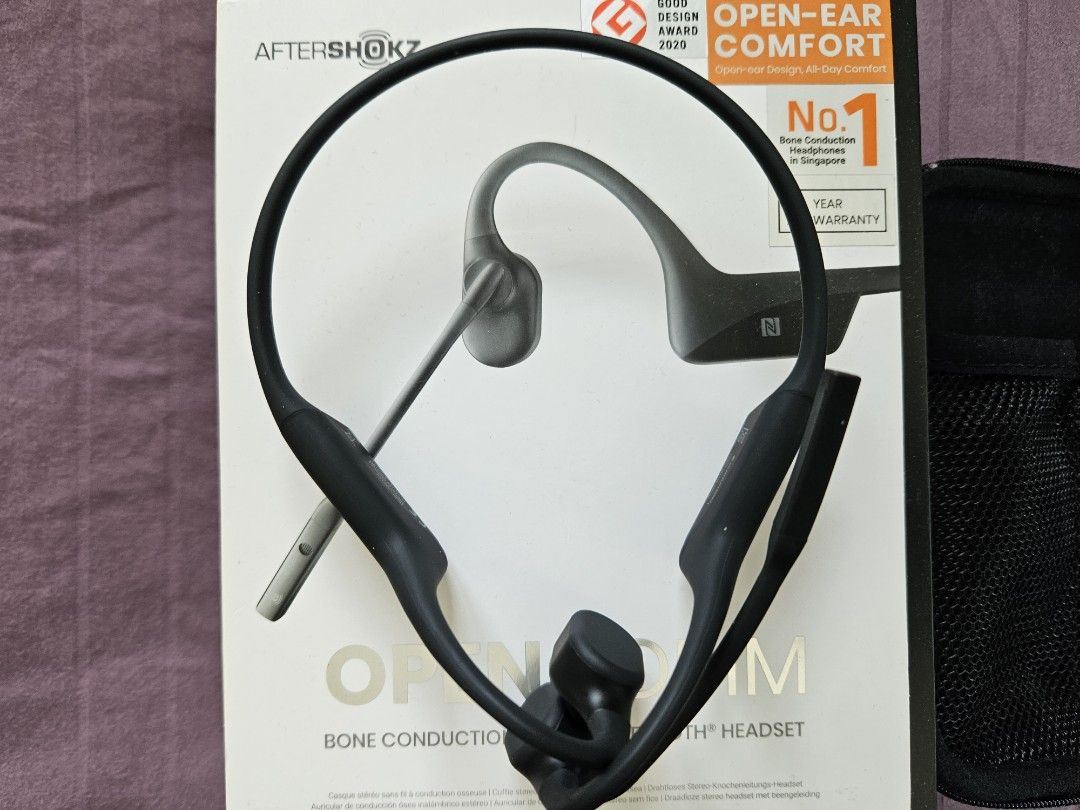 Opencomm bone conduction headset, Audio, Headphones & Headsets on Carousell