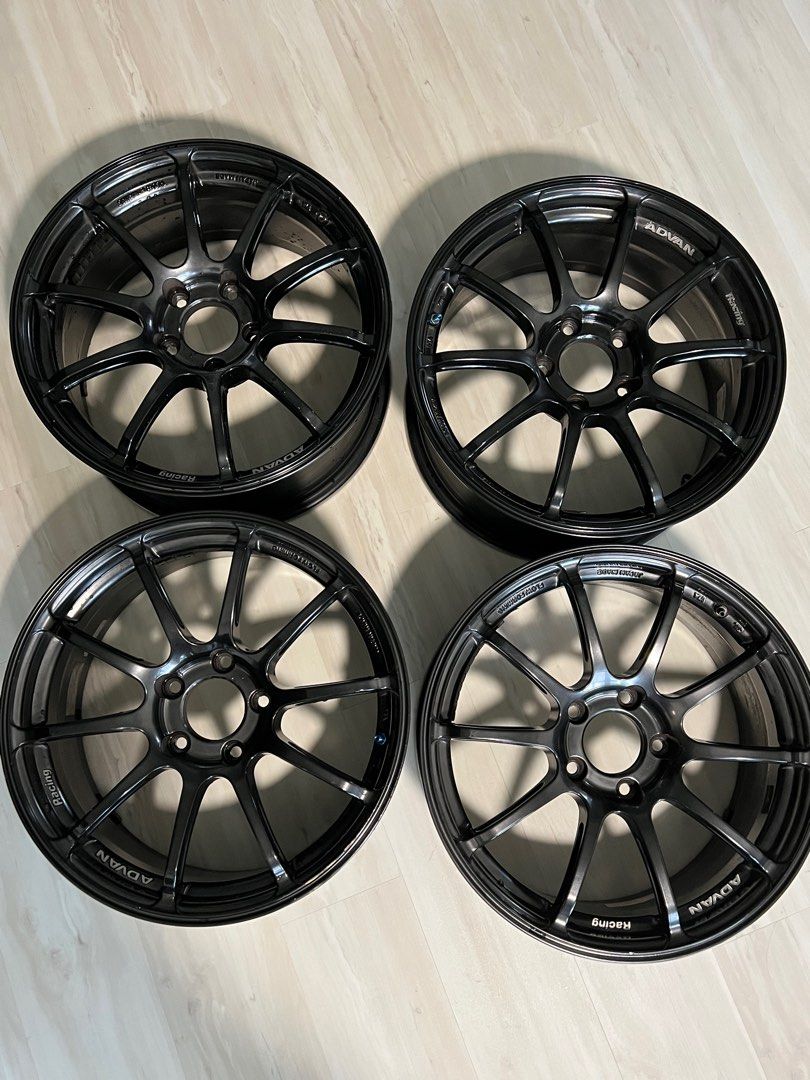 17” Original Advan Racing RS2, Car Accessories, Tyres & Rims on Carousell