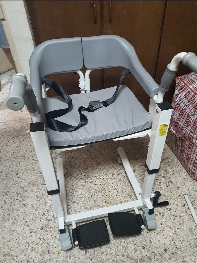 Patient lift and transfer chair, Health & Nutrition, Assistive ...