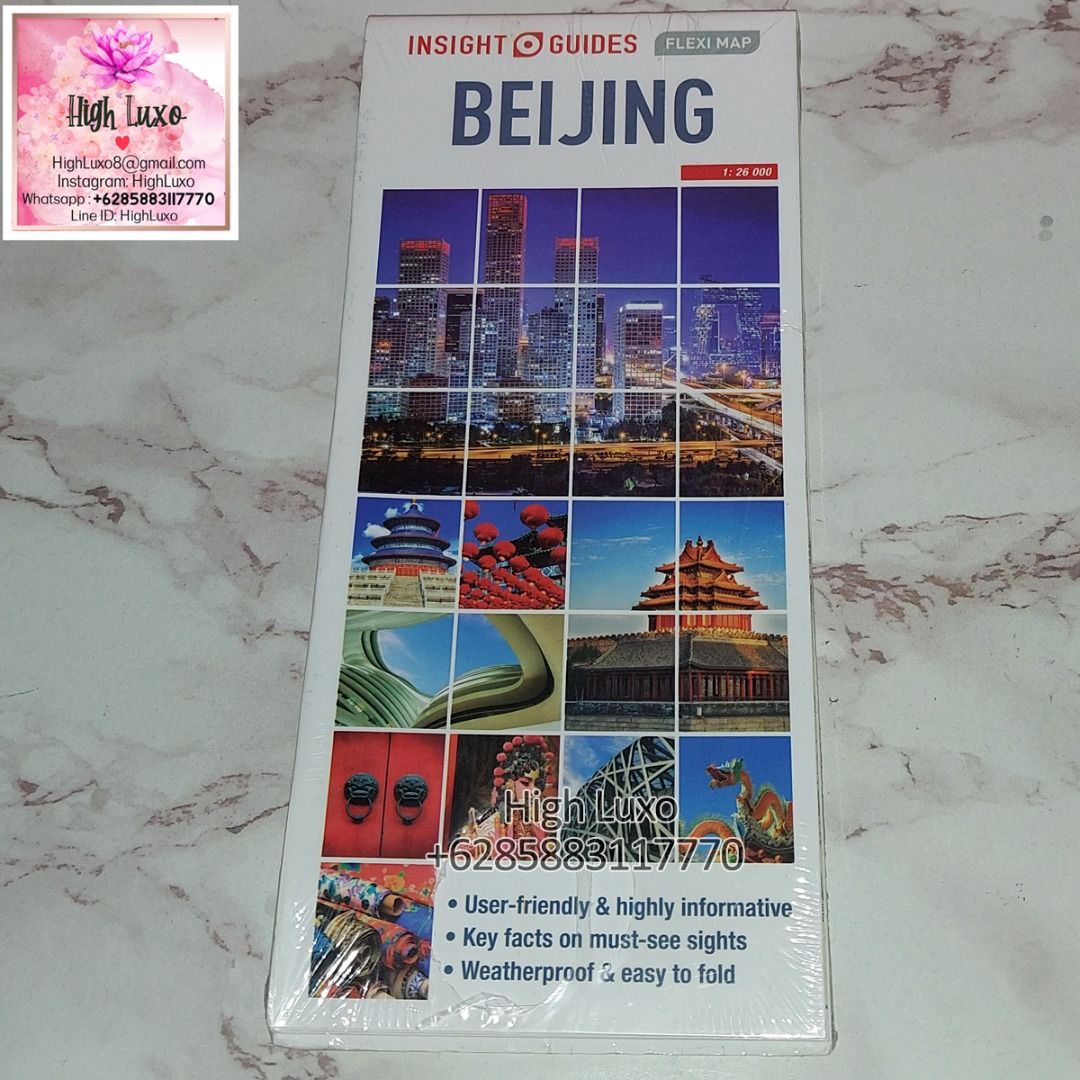 Peta Insight Guides Beijing City Map Flexi Map Travel Maps CHINA ASIA ...