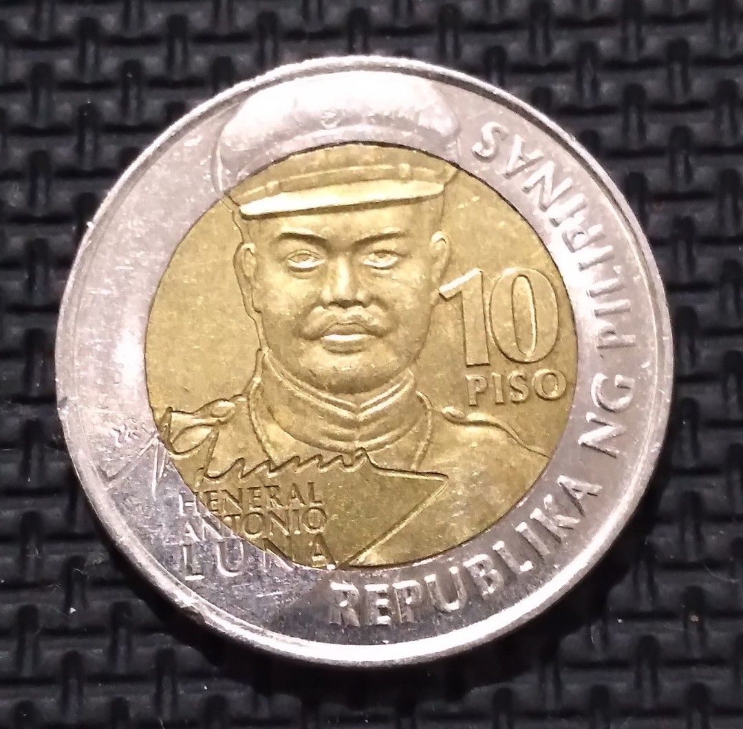 Philippine commemorative 10 pesos Antonio Luna, Hobbies & Toys ...