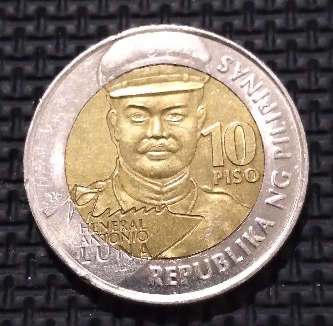 Philippine commemorative 10 pesos Antonio Luna, Hobbies & Toys ...