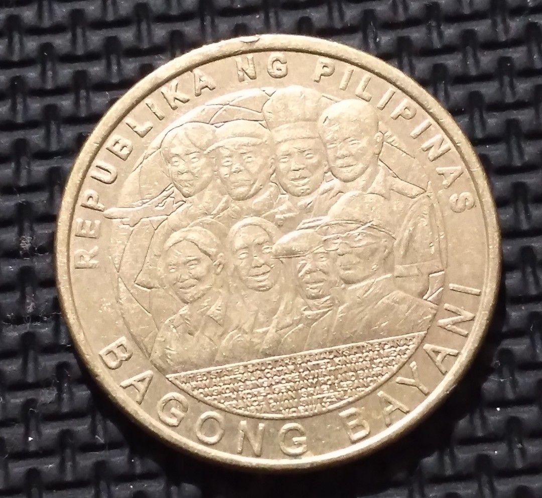 Philippines Commemorative 5 pesos Bagong Bayani, Hobbies & Toys ...