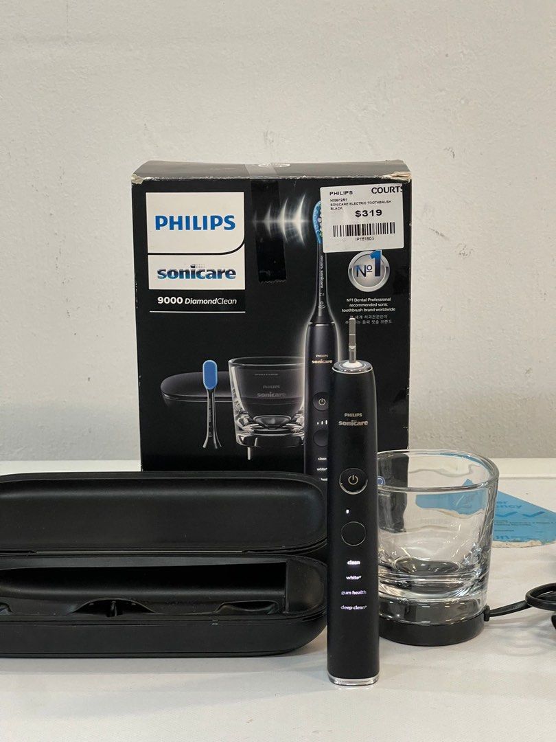 PHILIPS HX9912/51 SONICARE ELECTRIC TOOTHBRUSH BLACK, Beauty & Personal ...
