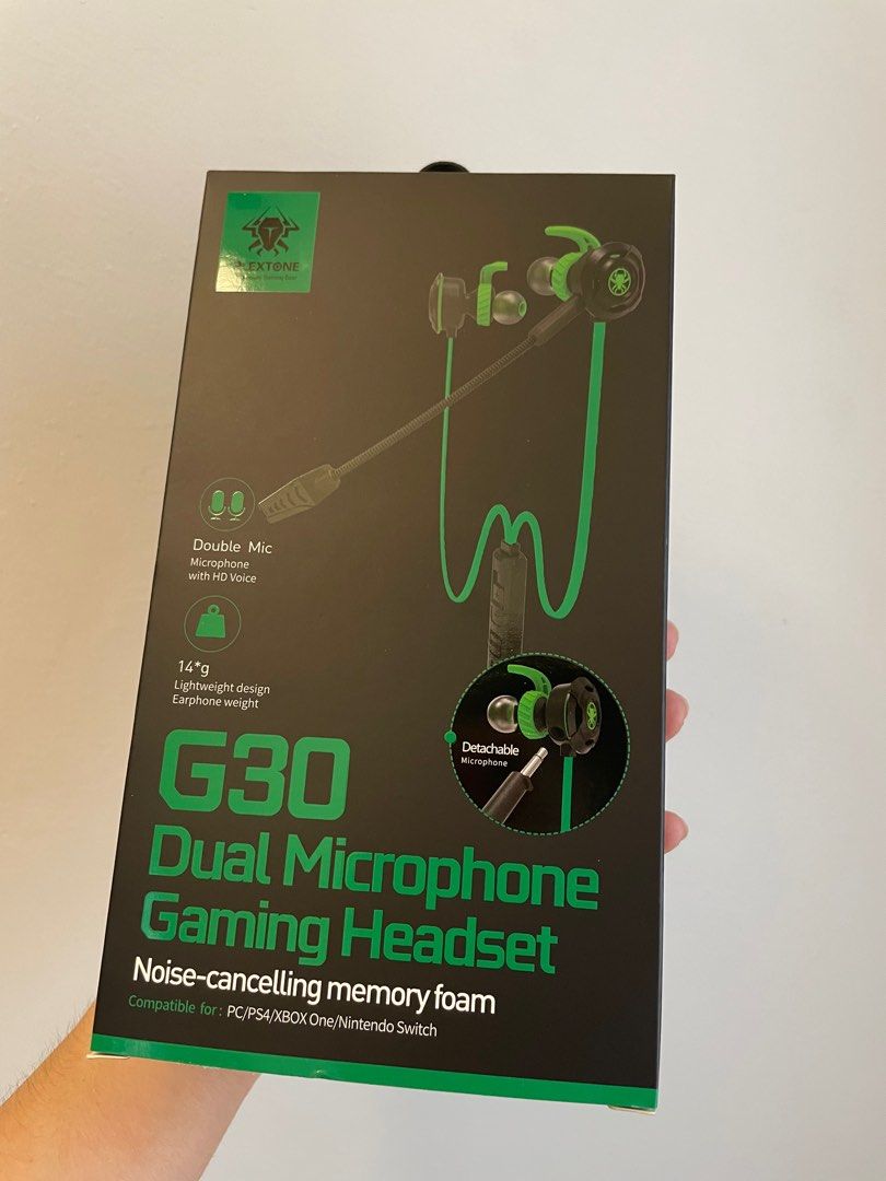 Plextone G30 Dual Microphone Gaming Headset on Carousell