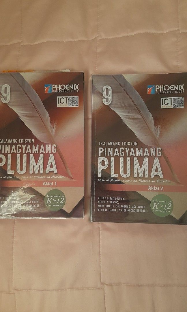 Pluma 9 Aklat 1 at Aklat 2 (each sold seperately) on Carousell