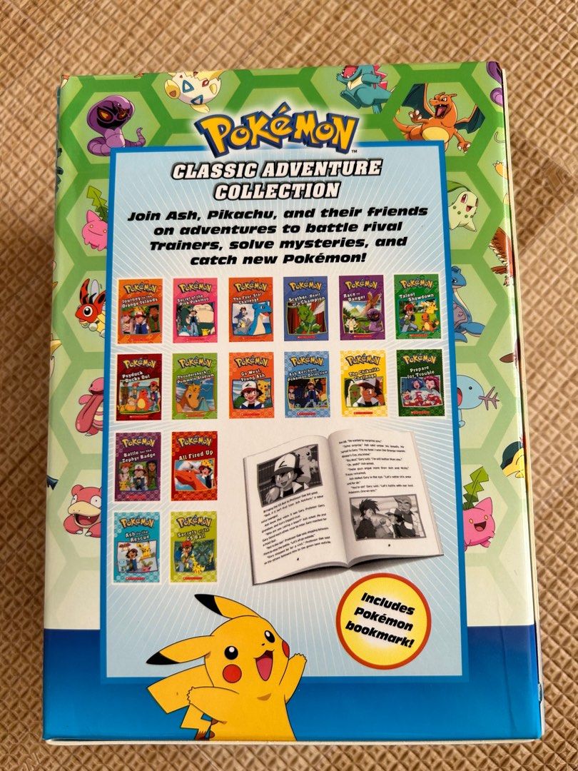 Pokemon Classic Adventure Collection set, Hobbies & Toys, Books ...