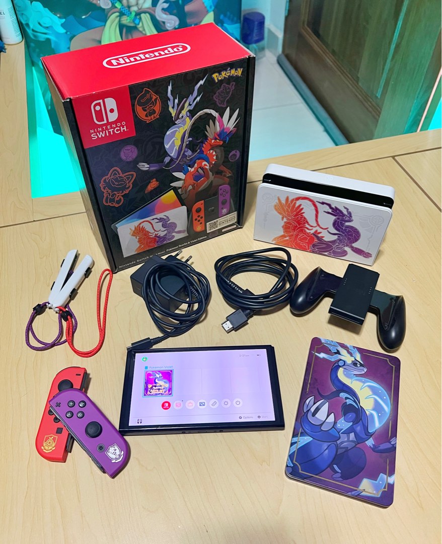 Pokémon Nintendo Switch Oled, Video Gaming, Video Game Consoles ...