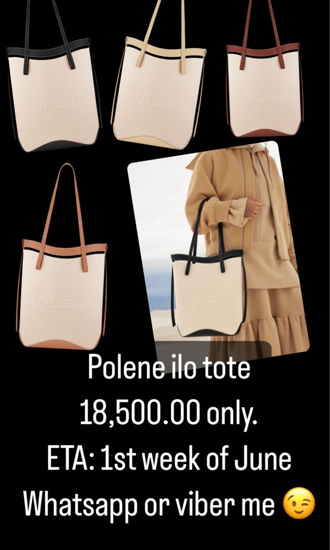 Polene Ilo tote, Women's Fashion, Bags & Wallets, Tote Bags on Carousell
