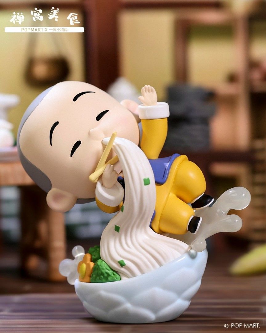 [POPMART] POPMART LITTLE MONK FOOD SERIES FULL SET AND INDIVIDUAL ...