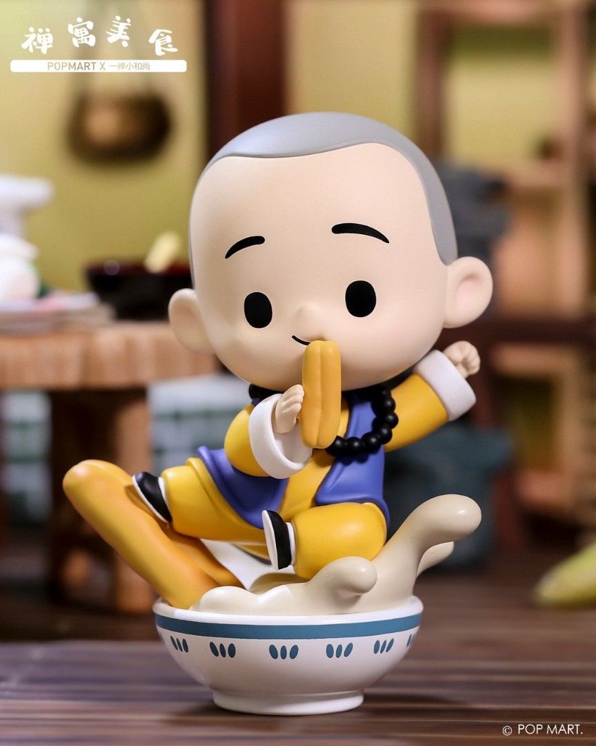 [POPMART] POPMART LITTLE MONK FOOD SERIES FULL SET AND INDIVIDUAL ...