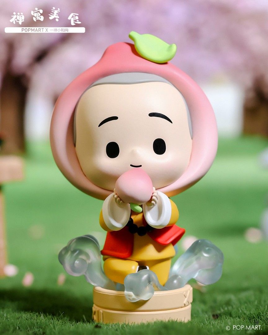 [POPMART] POPMART LITTLE MONK FOOD SERIES FULL SET AND INDIVIDUAL ...
