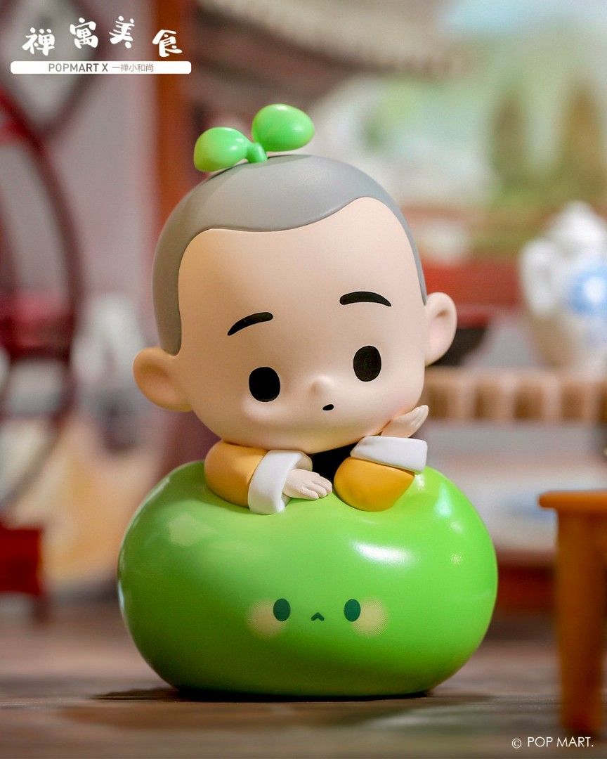 [POPMART] POPMART LITTLE MONK FOOD SERIES FULL SET AND INDIVIDUAL ...