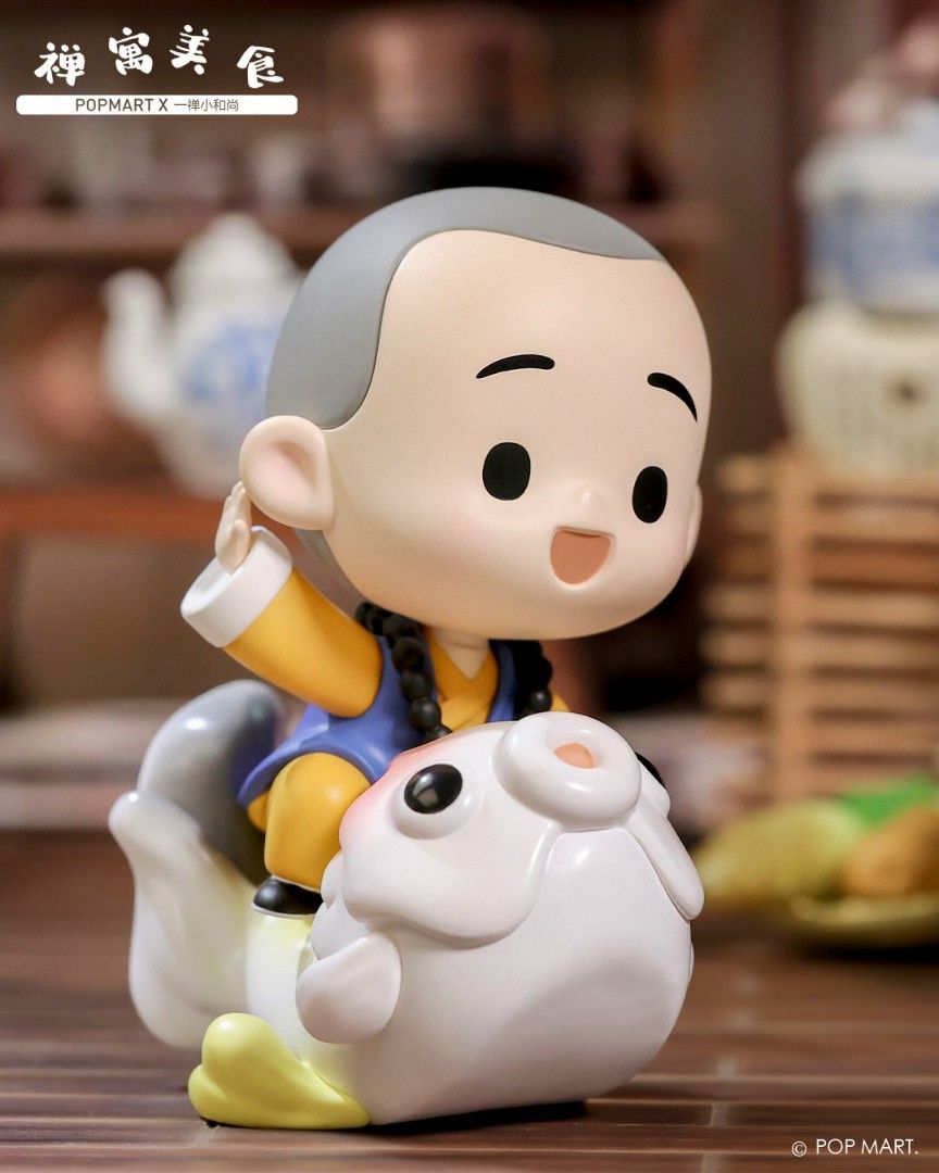 [POPMART] POPMART LITTLE MONK FOOD SERIES FULL SET AND INDIVIDUAL ...