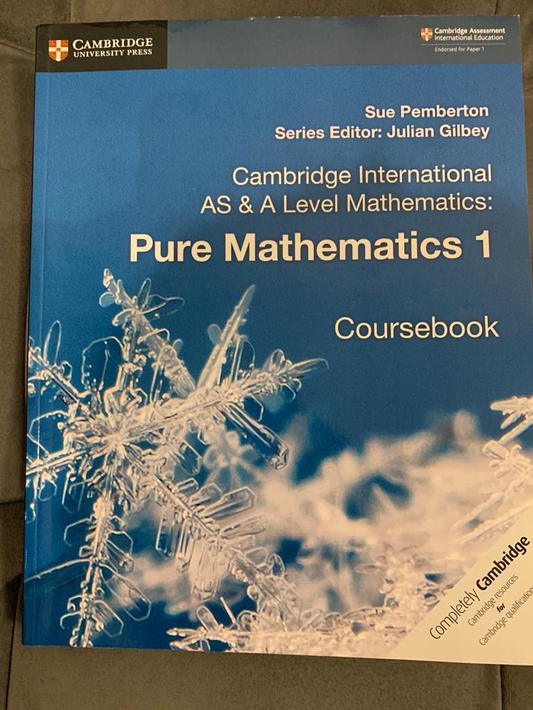 Pure Mathematics 1 Cambridge AS&A Level, Hobbies & Toys, Books ...