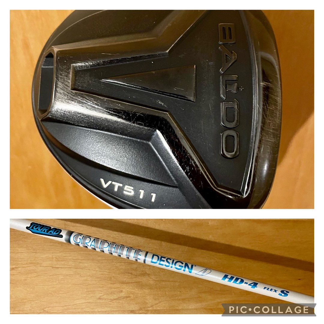 (Rare) JDM Baldo Proto Type VT511 Golf Driver + Tour AD HD-4 Shaft ...