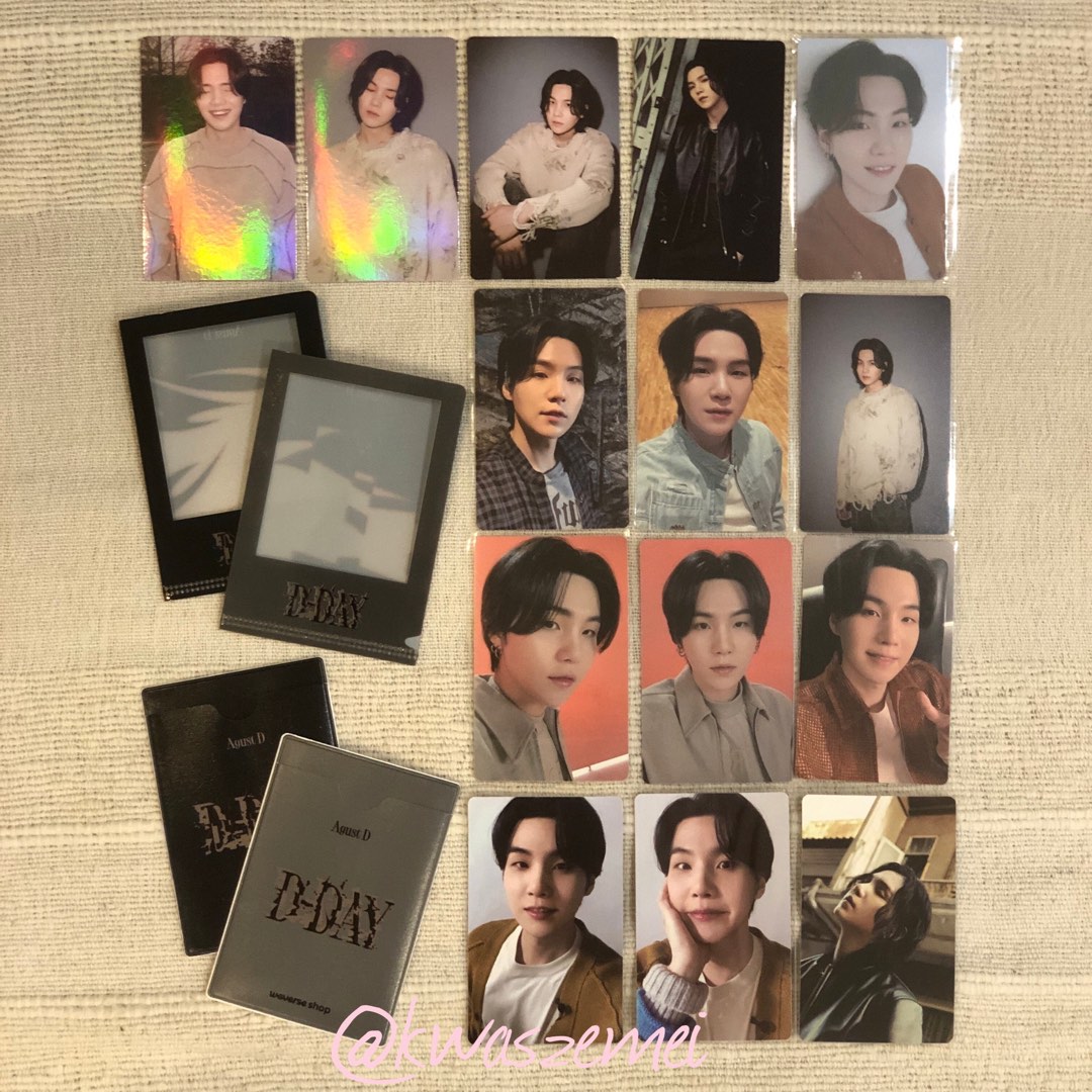 (Ready stock) BTS Agust D SUGA D-Day lucky draw / weverse pob pc #SALEPASRAYA, Hobbies & Toys ...