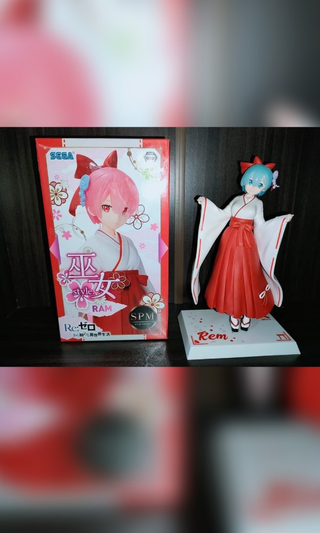 Rem Ram Figure on Carousell