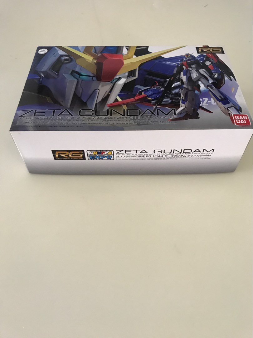 Rg zeta gundam expo clear ver, Hobbies & Toys, Toys & Games on Carousell