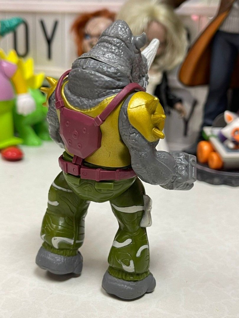 Rocksteady tmnt playmate action figure, Hobbies & Toys, Toys & Games on ...