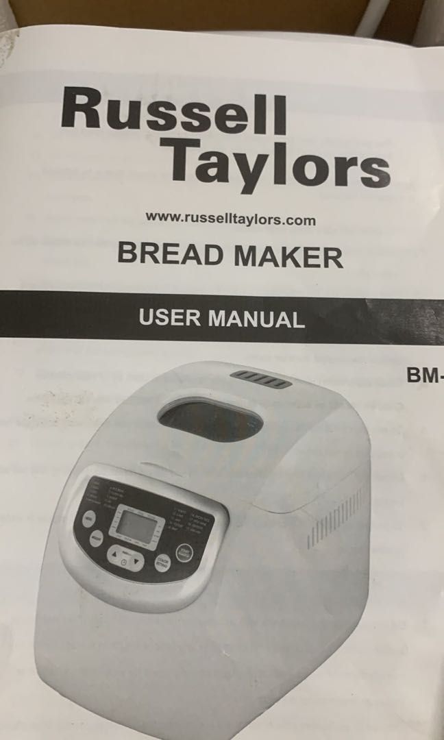 Russell Taylors Bread Make, TV & Home Appliances, Kitchen Appliances ...