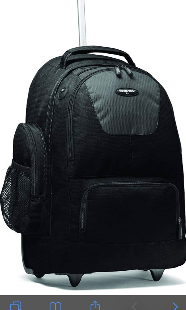 Samsonite wheeled backpack, Men's Fashion, Bags, Backpacks on Carousell