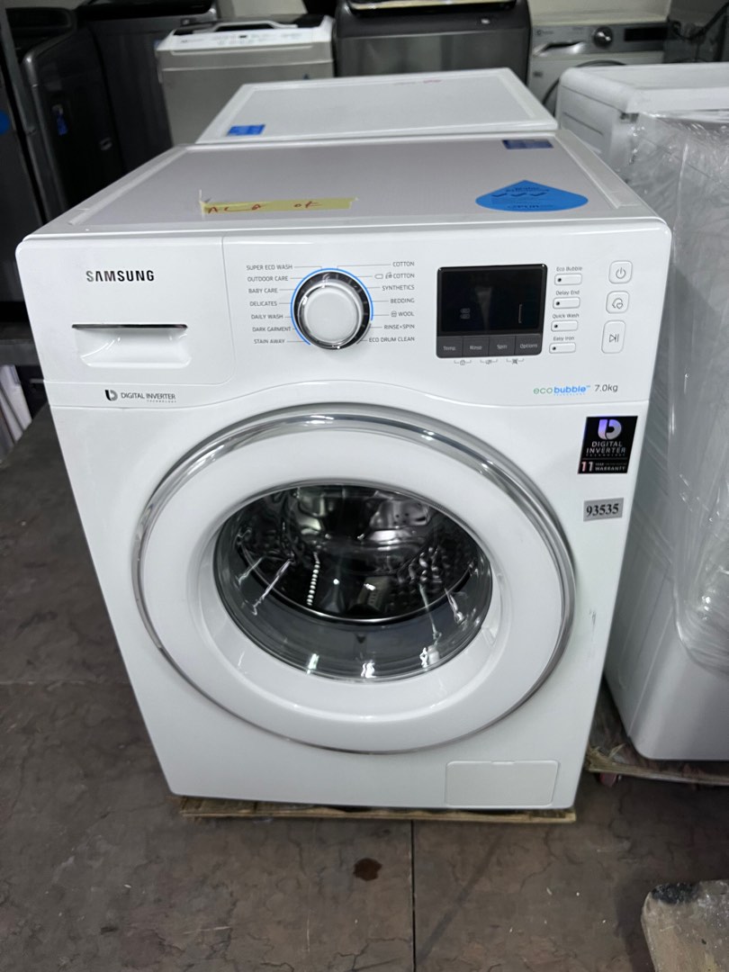 Samsung 7KG Front-Loader Washing Machine WW70H5200EW (93535), Furniture ...