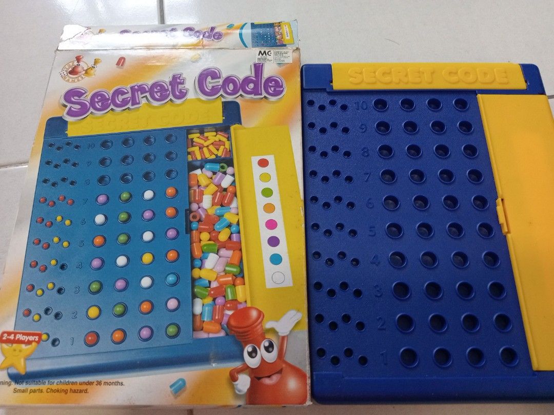 Secret Code Board Games, Hobbies & Toys, Toys & Games on Carousell