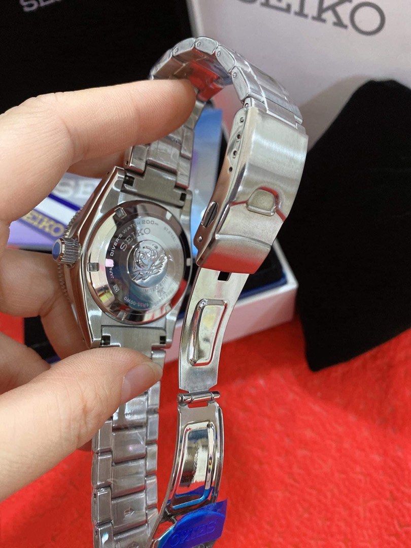 SEIKO RED & BLUE COMBI COLOR AUTOMATIC AUTHENTIC WATCH, Men's Fashion ...