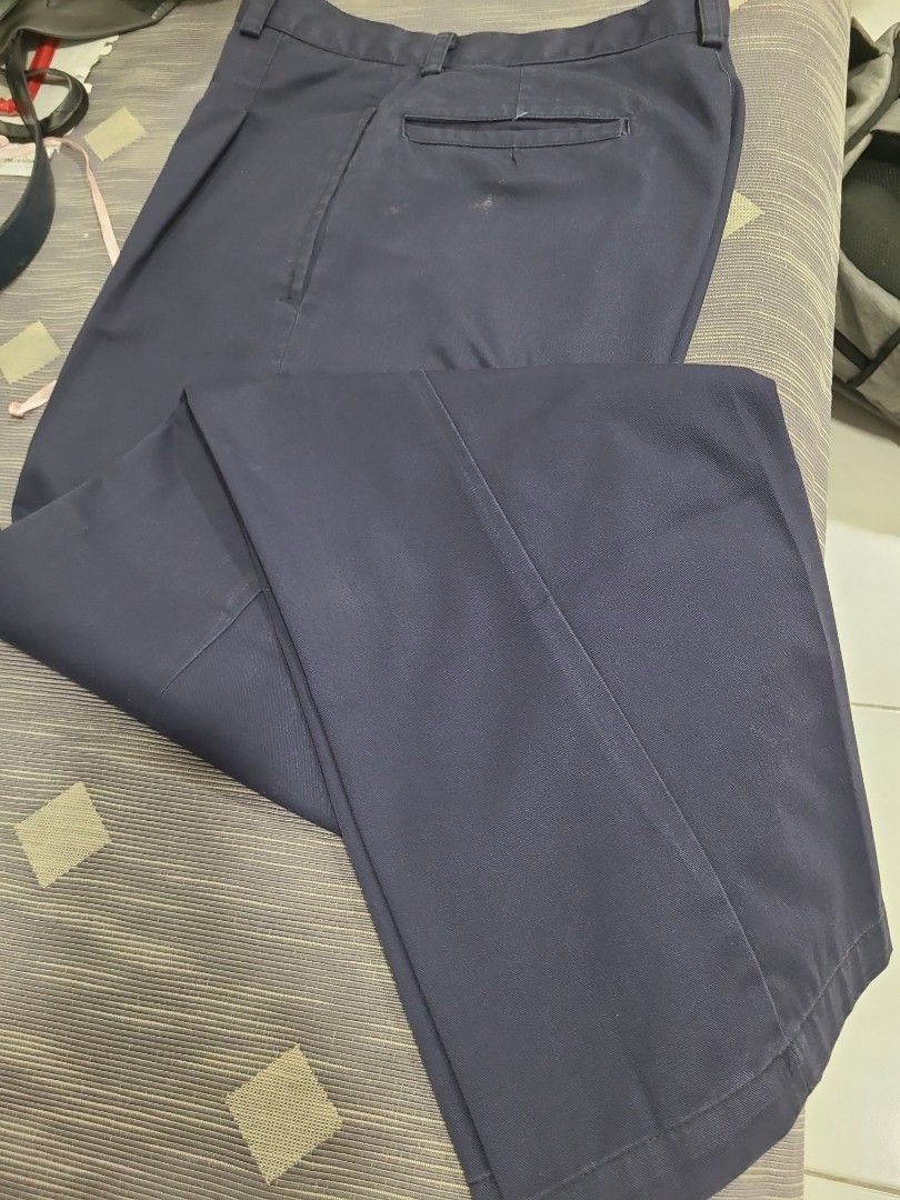Seluar Panjang Biru Tua Uniform Pengakap, Men's Fashion, Bottoms ...