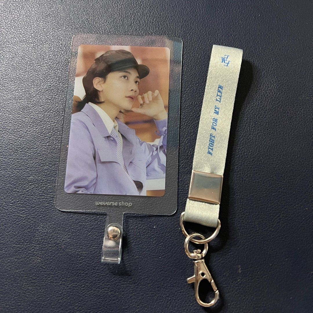 Seventeen fml weverse pob phone tab logo strap on Carousell