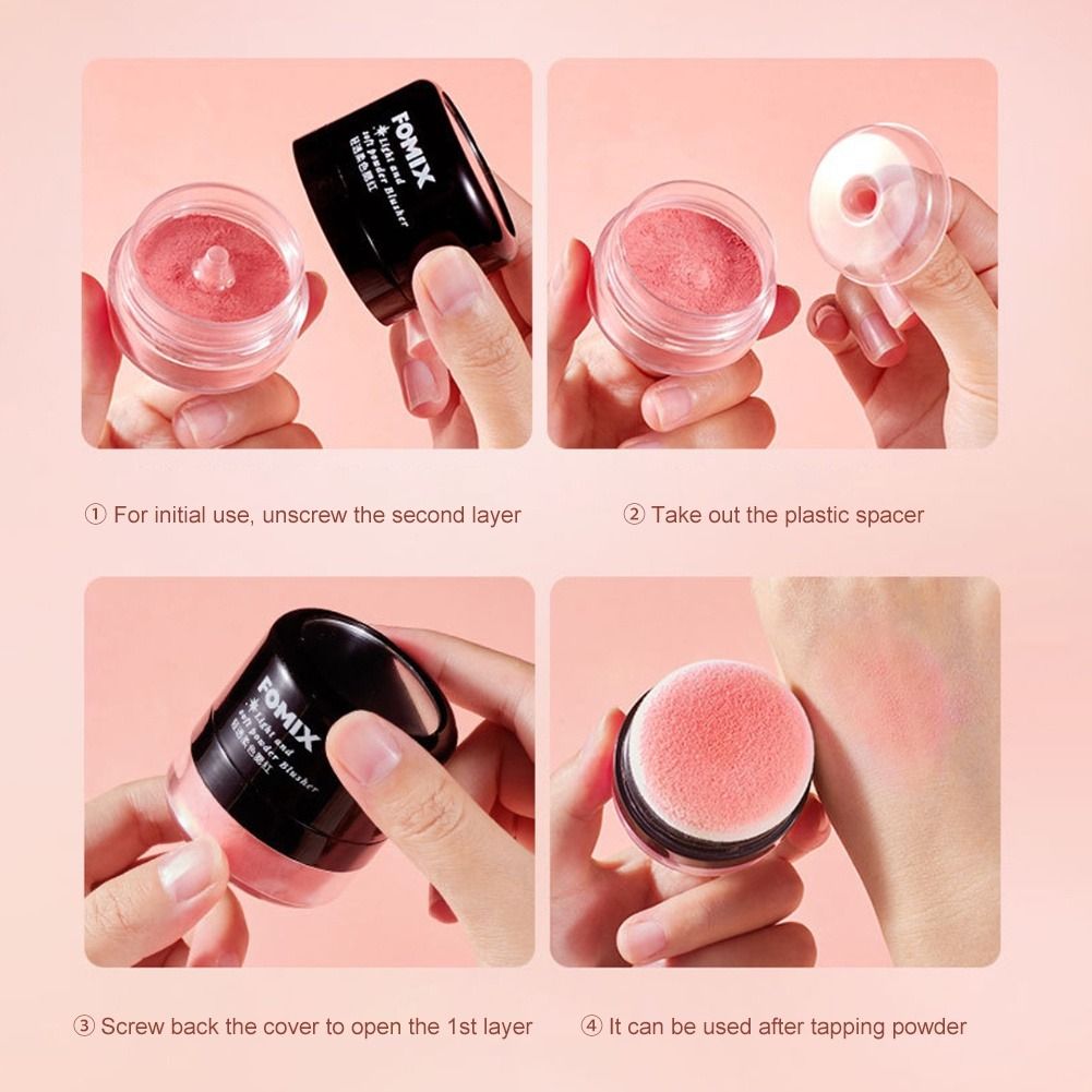 [SG Stock] Mushroom Head Air Cushion Powder Blusher Cheek Powder Makeup ...