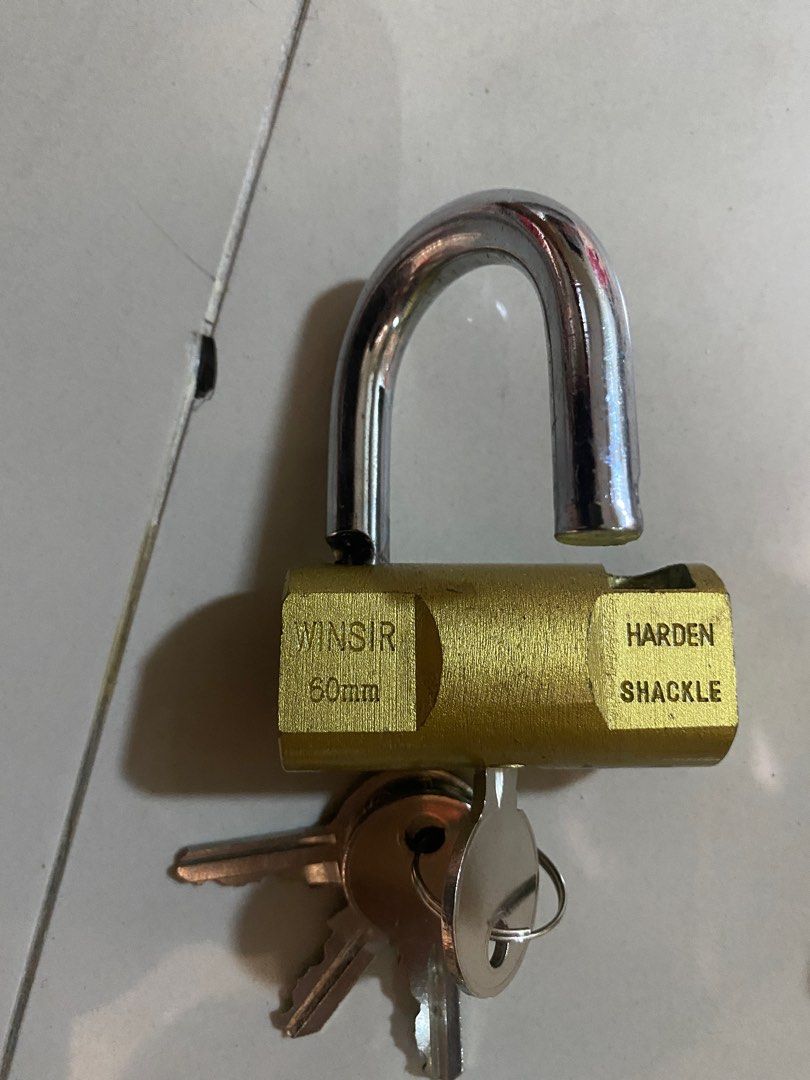 Shackles Mangga Brass Stainless Steel Lock Motor kunci Gate rumah anti ...