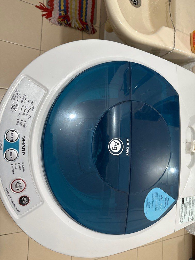 Sharp washing machine model ES-R70ES-G, TV & Home Appliances, Washing ...