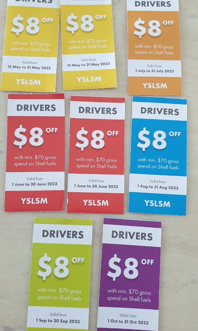 Shell Fuel Voucher (with free normal mailing), Tickets & Vouchers ...