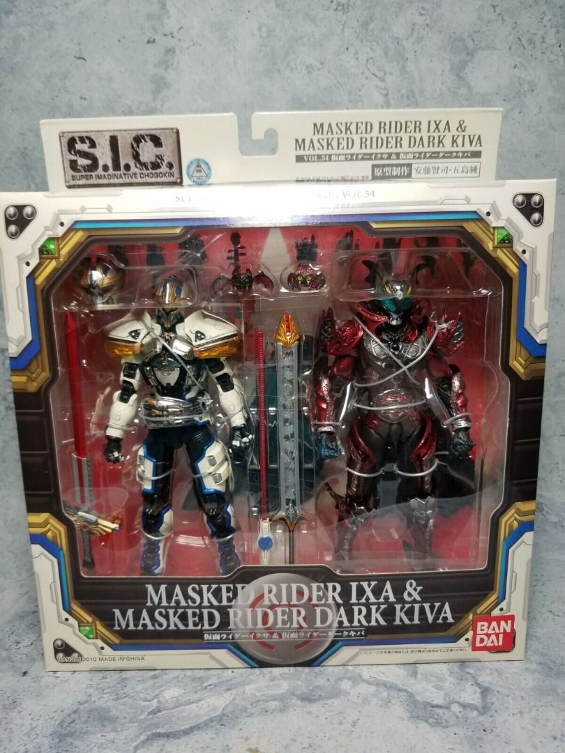 S.I.C. VOL.54 Kamen Rider Ixa and Kamen Rider Dark Kiva, Hobbies & Toys ...