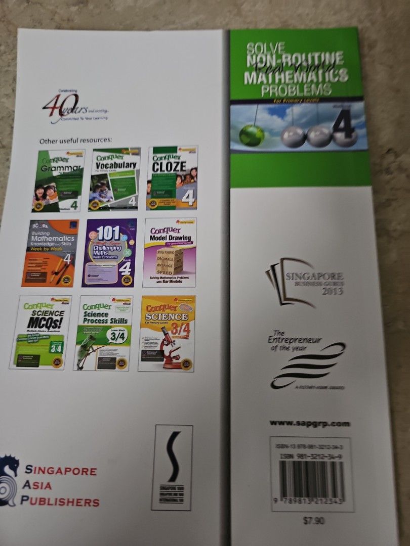 Solve Non-Routine Real World Mathematics Problems Workbook Primary 4, Hobbies & Toys, Books ...