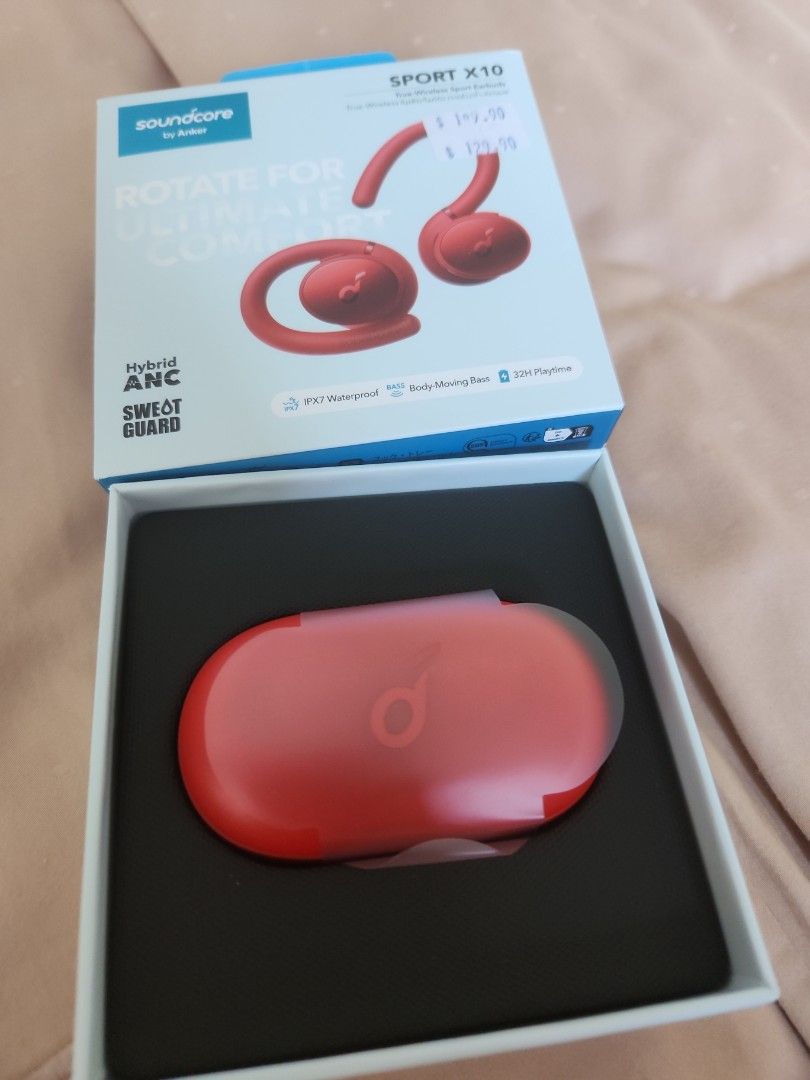 Soundcore Sport X10 Red, Audio, Earphones on Carousell