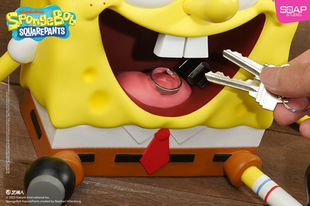 SpongeBob SquarePants - Big Eater SpongeBob Storage Statue (PREORDER ...