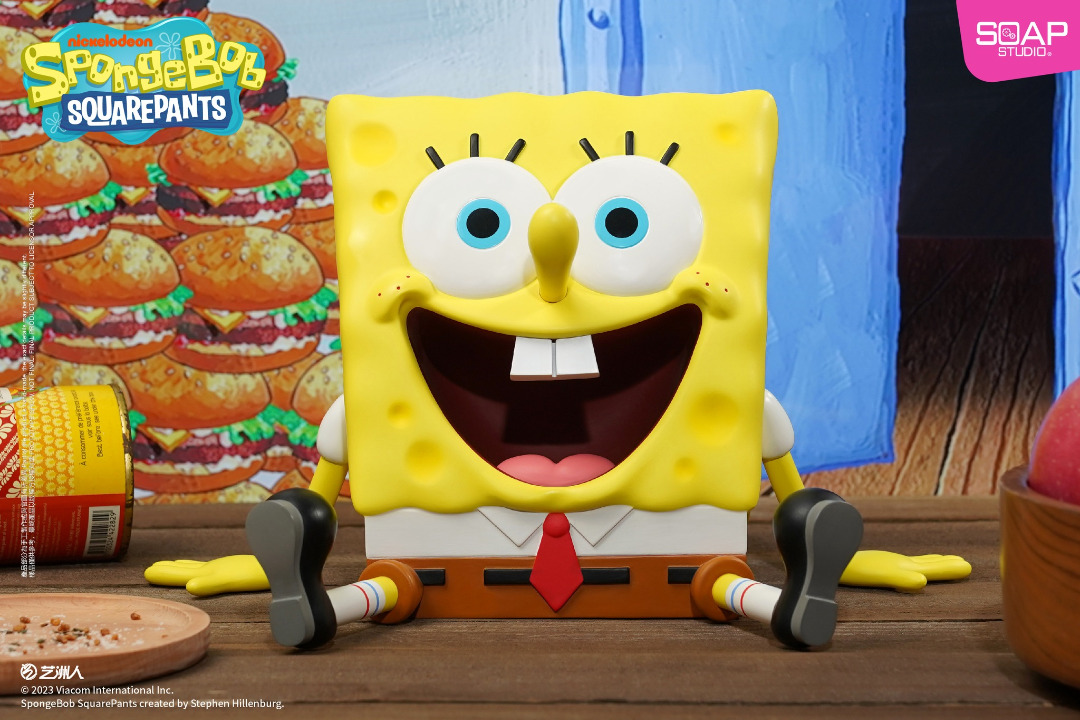 SpongeBob SquarePants - Big Eater SpongeBob Storage Statue (PREORDER ...