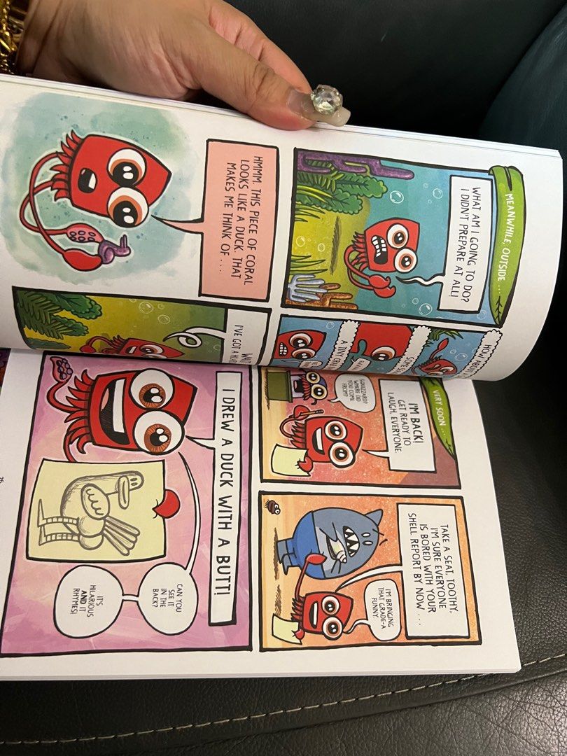 【現貨】Squidding Around 幽默英文漫畫童書/適合小學生閱讀, 興趣及遊戲, 書本 & 文具, 兒童書籍 - Carousell