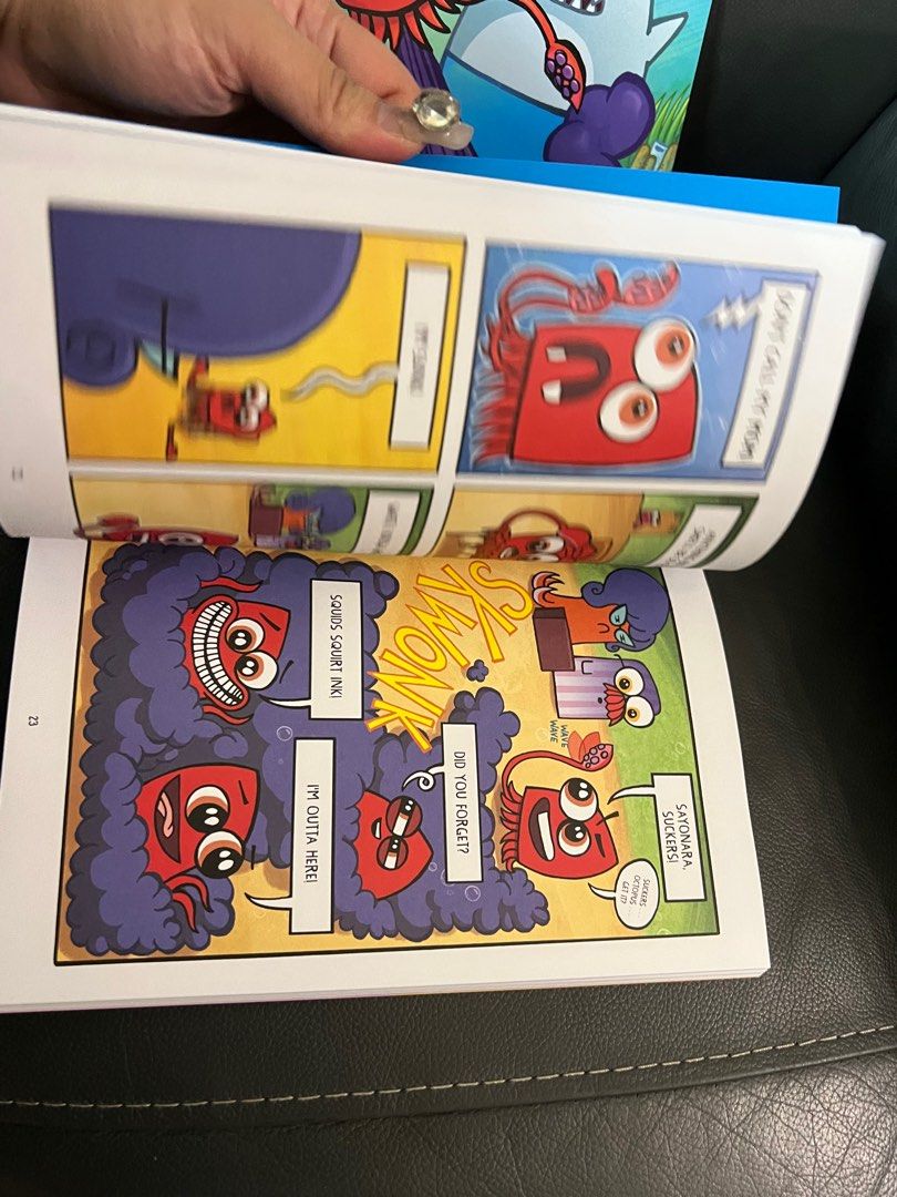 【現貨】Squidding Around 幽默英文漫畫童書/適合小學生閱讀, 興趣及遊戲, 書本 & 文具, 小朋友書 - Carousell
