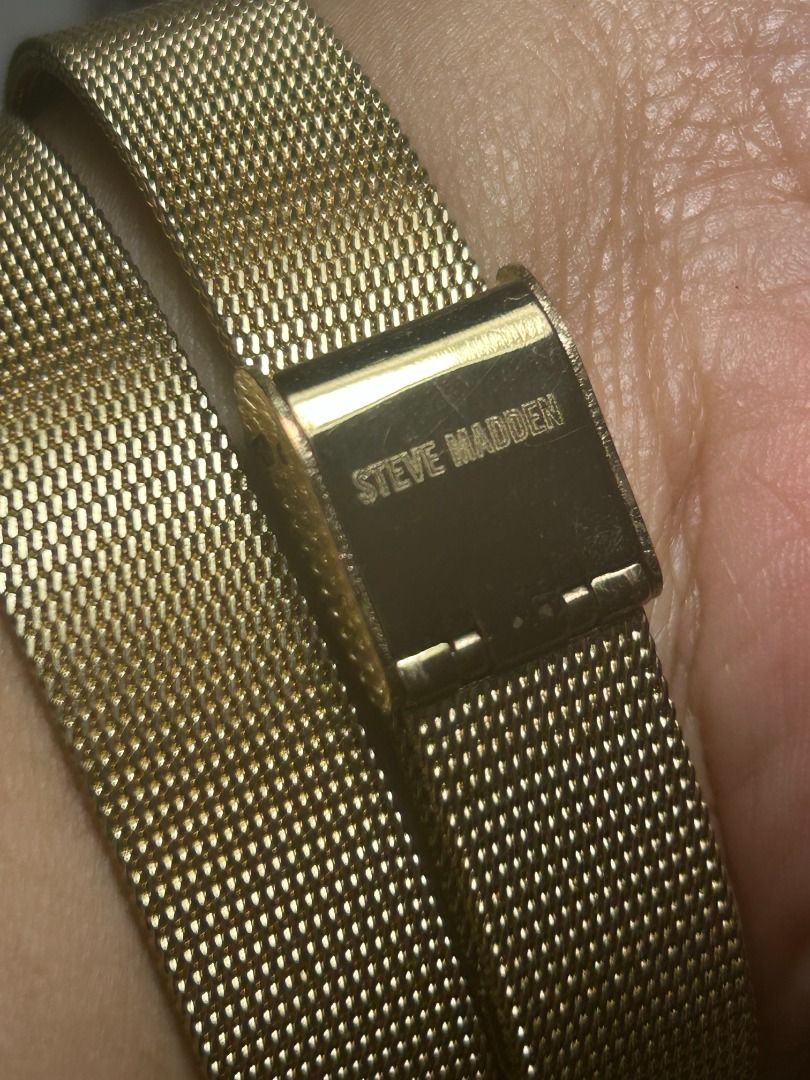 Steve Madden Gold Watch, Women's Fashion, Watches & Accessories ...