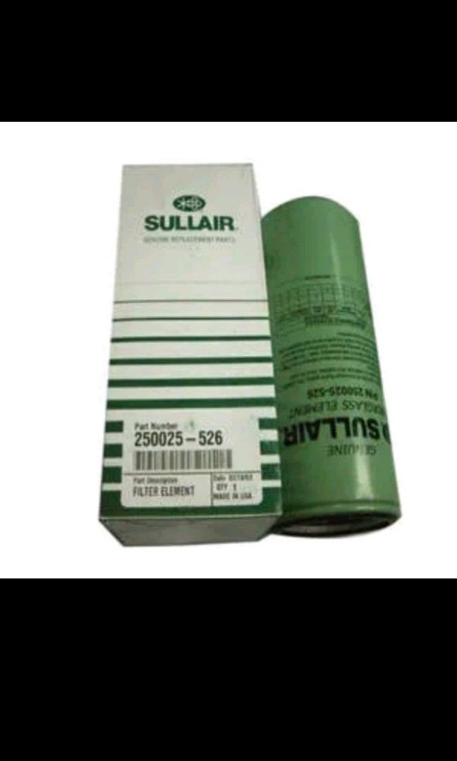Sullair Fluid Oil Filter 250025-526 Replacement, Commercial ...