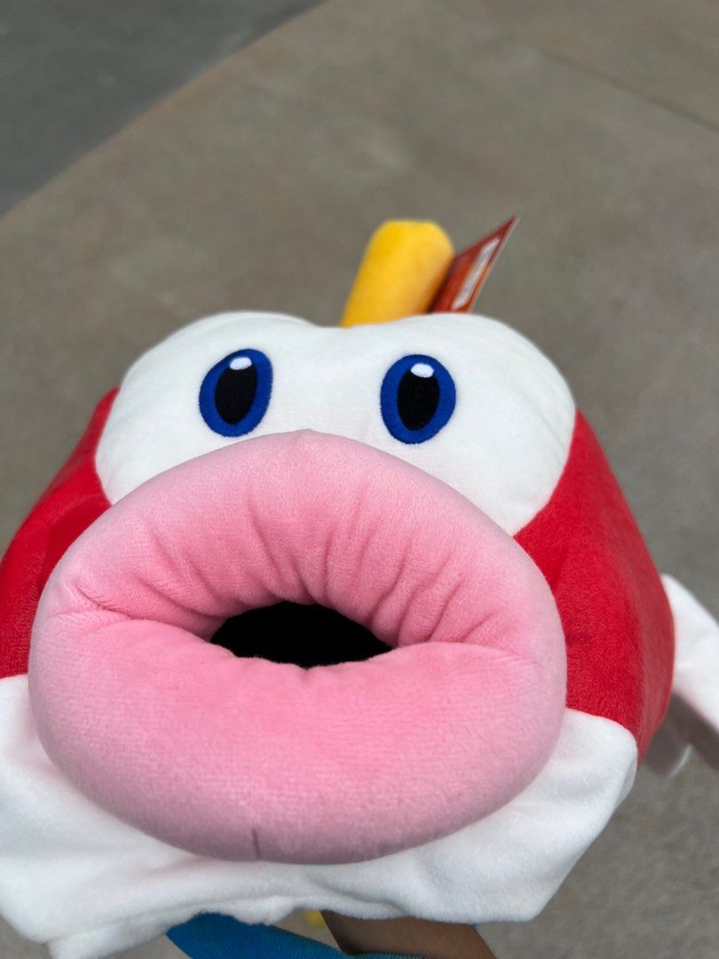 Super Nintendo World Hat - Cheep cheep Plush, Hobbies & Toys, Toys ...