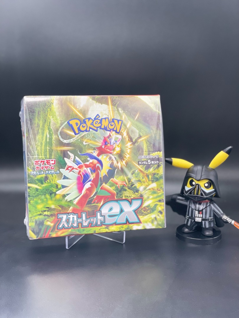 SV1s 2023 Pokemon Japanese Scarlet ex Booster Box, 興趣及遊戲, 玩具 & 遊戲類 - Carousell