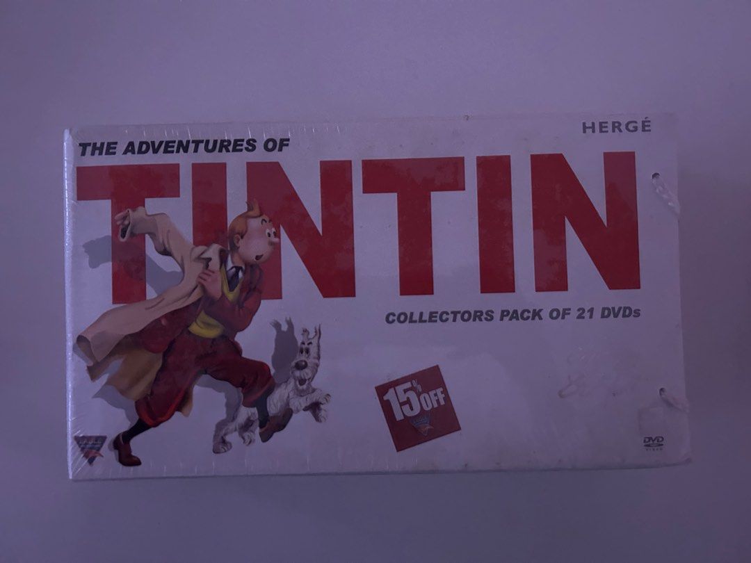 TinTin Movies 21 DVDs collectors edition set, Hobbies & Toys, Music ...