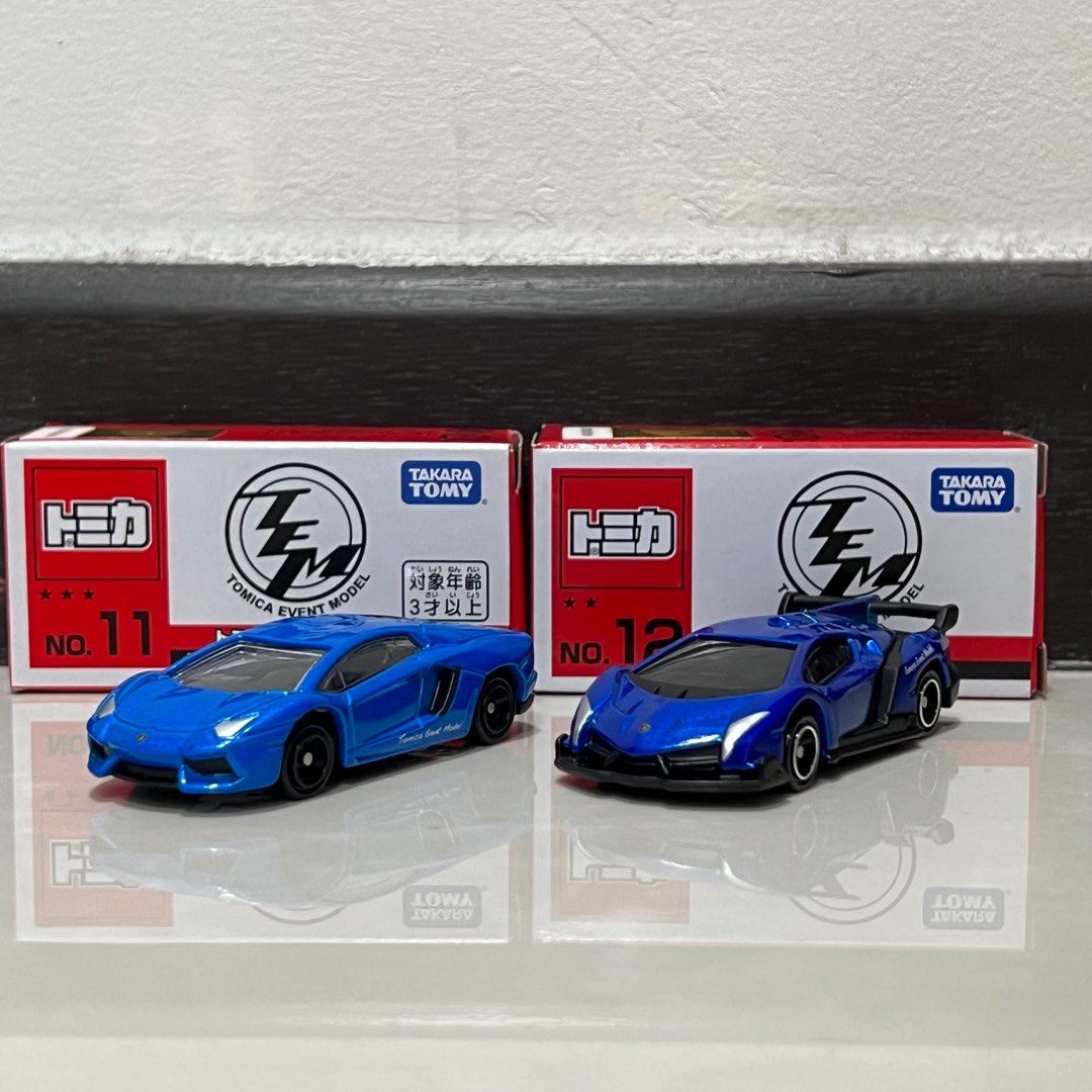 Tomica Event Model #11 Lamborghini Aventador LP700-4, #12 Lamborghini ...