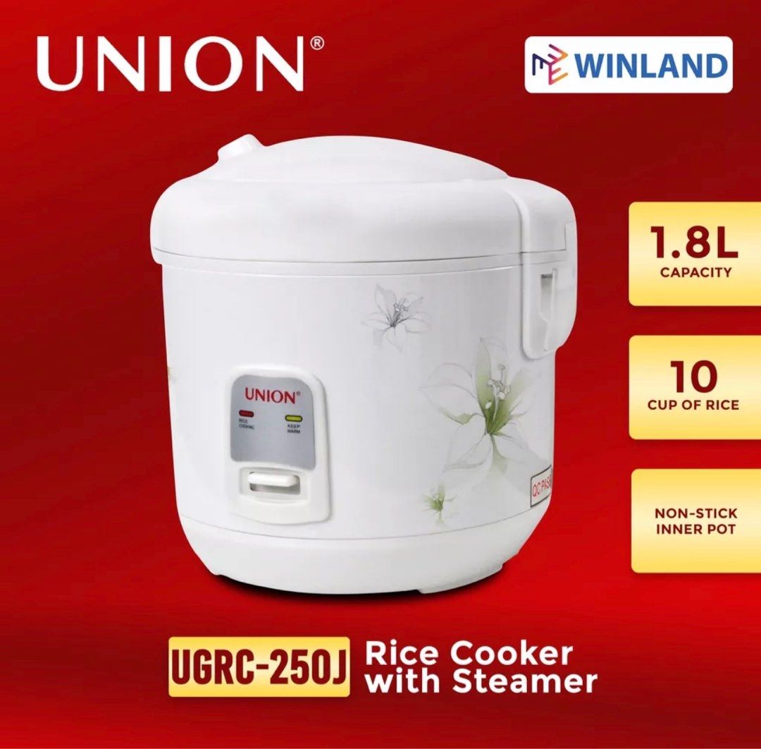 Union Rice cooker 1.8L on Carousell