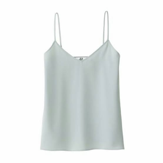 UNIQLO drape camisole top, Women's Fashion, Tops, Sleeveless on Carousell